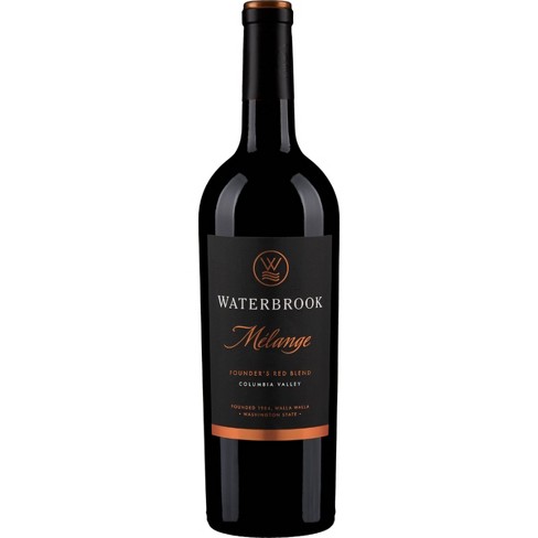Waterbrook Melange Noir Red Blend Wine - 750ml Bottle : Target