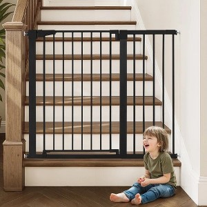 GOTGELIF Baby Safety Gate 36" Extra Tall 29.5" to 46" Wide Auto Close ...