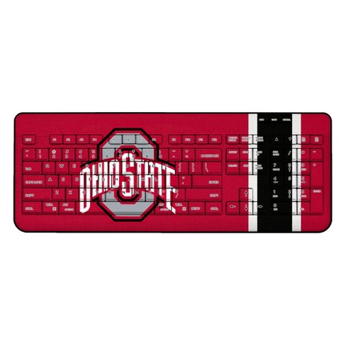Keyscaper Ohio State Buckeyes Stripe Wireless Usb Keyboard : Target