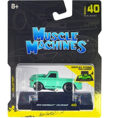 1972 Chevrolet C10 Pickup Truck Light Green 1/64 Diecast Model Car By ...