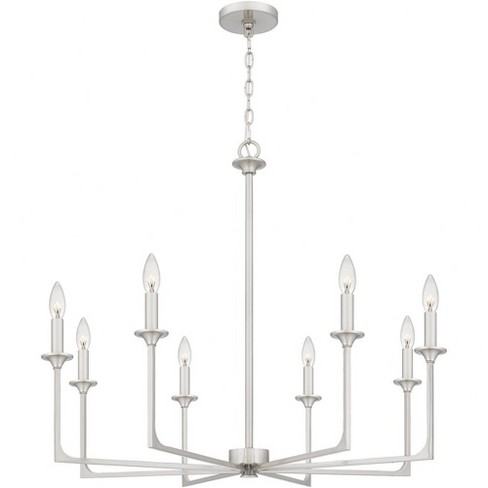 Quoizel Lighting Prescott 8 - Light Chandelier In Brushed Nickel : Target