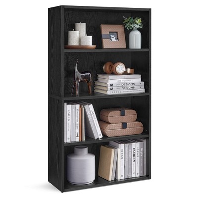 Vasagle Bookshelf 4-tier Open Bookcase With Adjustable Storage Shelves ...