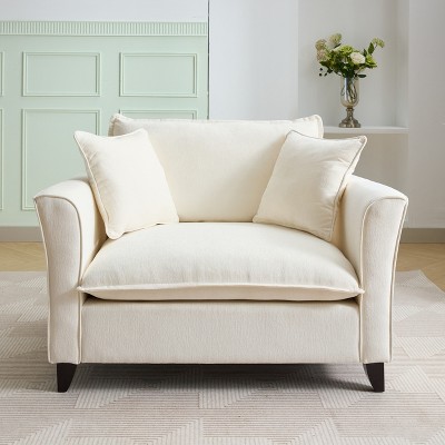 Chenille armchair store