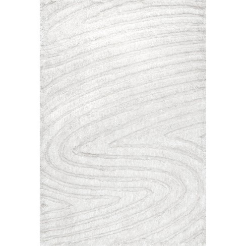 Nuloom Handmade Isabel Swirl Area Rug 8x10, Off White : Target
