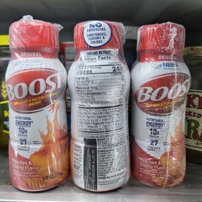 Boost Original Nutritional Shake - Chocolate - 12pk : Target