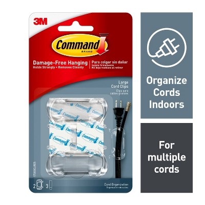 Command Clear Round Cord Clips : Target