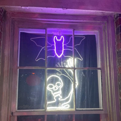 Target Hyde and EEK Neon Bat LED Flapping Wings Motion Light Decor ...