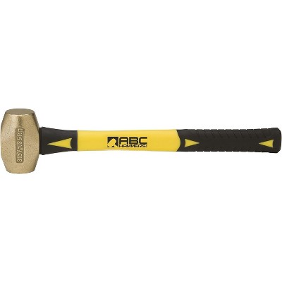 Abc Hammers 3 Lb. Brass Hammer With 14 Inches Fiberglass Handle : Target
