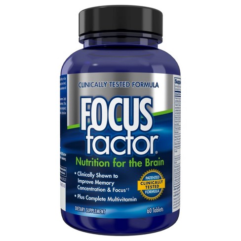Focus Factor Brain Supplement & Complete Multivitamin For Memory ...