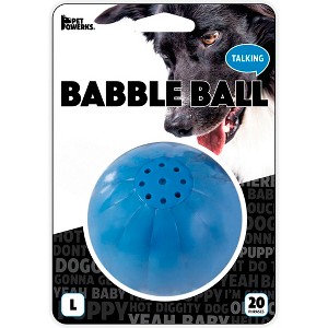 Pet Qwerks Talking Babble Ball Dog Toy : Target