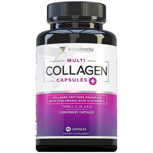 Multi Collagen Capsules, Vitauthority, 90ct : Target