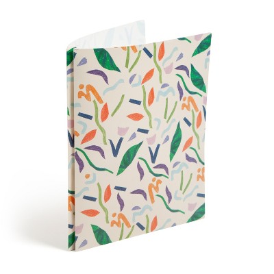 Five Star 4 Pocket Paper Folder Daydream Portfolio : Target