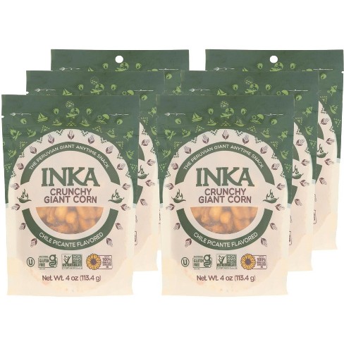 Inka Crops Chile Picante Crunchy Giant Corn - Case Of 6/4 Oz : Target