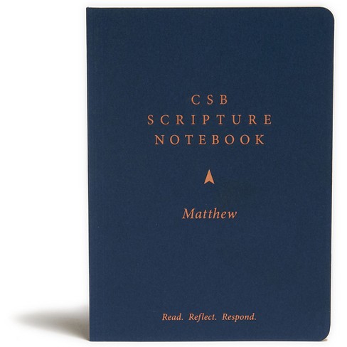 Csb Scripture Notebook, Matthew - By Csb Bibles By Holman (paperback ...