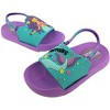 Rainbow Daze Kids Slide Sandal, Mermaid Molded Slides With Elastic Back ...