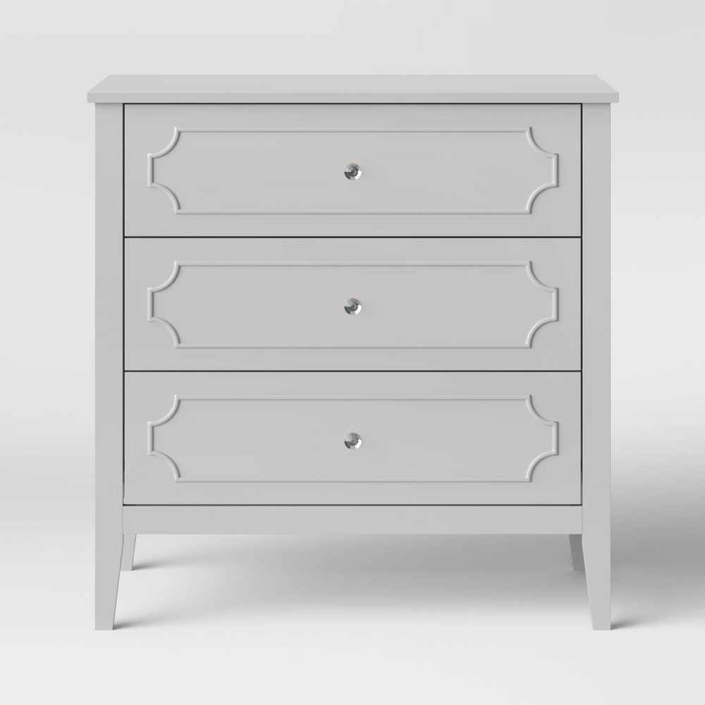 DaVinci Chloe Regency 3-Drawer Dresser - Fog Gray – BrickSeek