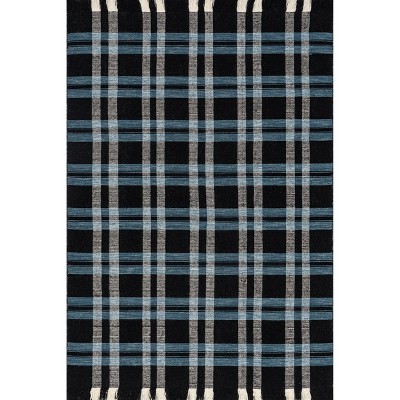 Nuloom Denton Country Plaid Wool Fringe Area Rug : Target