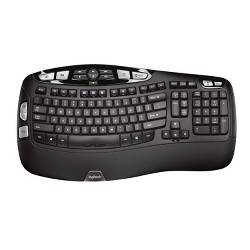 Logitech K120 Ergonomic Desktop Usb Keyboard - Black (920-002478) : Target