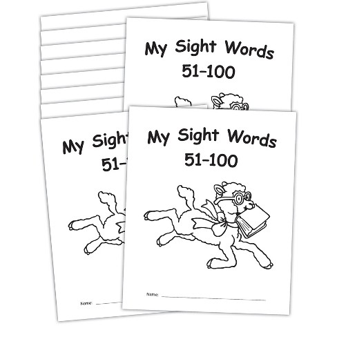 Teacher Created Resources® My Own Books: My Sight Words 51-100, Pack Of ...