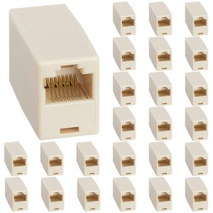 Cmple - RJ45 Cat5e Coupler, Female to Female 8P8C Ethernet Adapter for ...