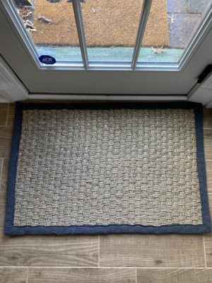 Nuloom Hesse Checker Weave Seagrass Area Rug : Target