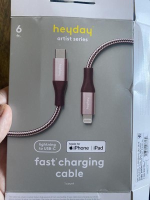 6' Lightning To Usb-c Braided Cable - Heyday™ With Al Dettmann : Target