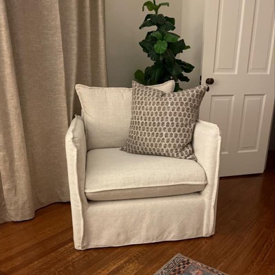 Berea Slouchy Lounge Chair With French Seams - Threshold™ : Target
