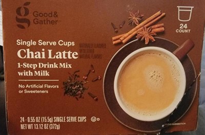 Chai Latte Naturally Flavored With Other Natural Flavors Single Serve ...