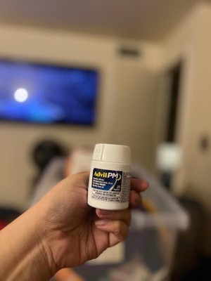 Advil Pm Pain Reliever/nighttime Sleep Aid Caplets - Ibuprofen (nsaid ...