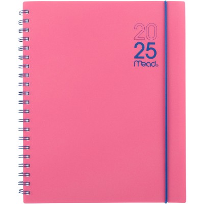 Mead Color Pop Lg Wm Planner January 2025 - March 2026 Flamingo Pink ...