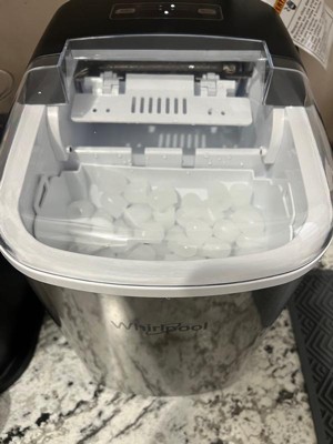 Whirlpool Ice Maker Stainless Steel: Countertop Ice Machine, Bullet ...