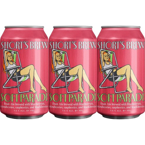 Short's Soft Parade Fruit Ale Beer - 6pk/12 Fl Oz Cans : Target