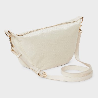 Essential Sling Crossbody Bag - Universal Thread™ Off-White: Detachable ...