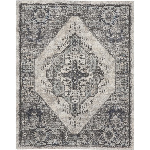 Nourison American Manor Bordered Indoor Only Area Rug - 7'10" X 9'10 ...