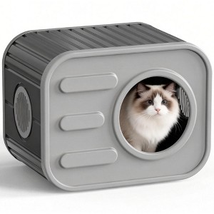 Weatherproof Cat Houses for Outdoor Indoor Cats with Camera-Shaped ...