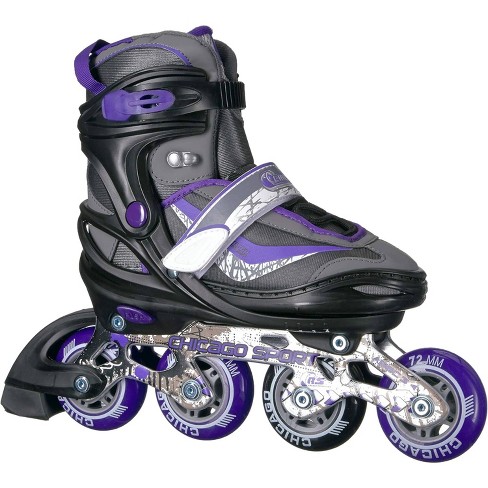 Chicago Skates Adjustable In-line Skate - Purple (5-8) : Target