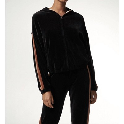 Women's Velour Sporty Zip-up Sweatshirt - Monrow : Target