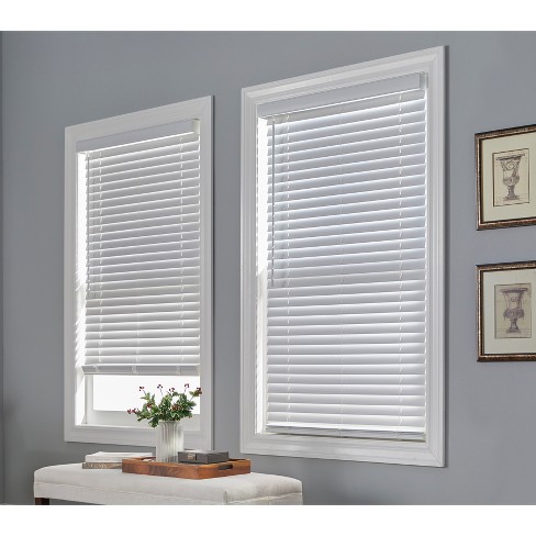 Brylanehome 2" Faux Wood Cordless Blinds Window Privacy Shades ...