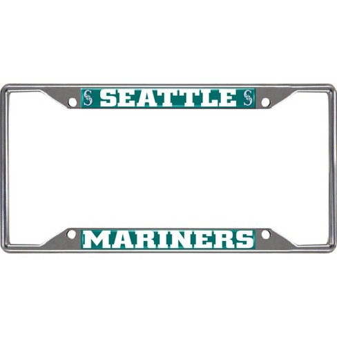 Mlb Seattle Mariners Stainless Steel License Plate Frame : Target