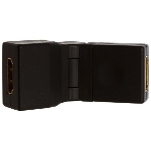 Cmple - 4K HDMI Swivel Adapter Female to Female Port Saver Extender ...