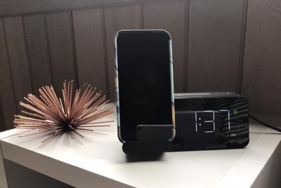 Power Stand Alarm Table Clock Black - Capello : Target