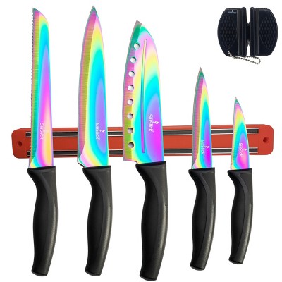 Ronco 20 Piece Knife Set, Full-tang Handle, Professional Kitchen Knife ...