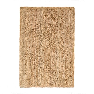 Natural Braided Jute Indoor Area Rug Or Runner - Blue Nile Mills : Target