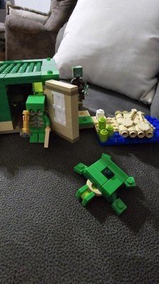 Lego Minecraft The Turtle Beach House Construction Toy 21254 : Target