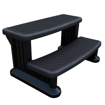 Puri Tech Universal Spa & Hot Tub Outdoor Steps No Slip Grip Support ...