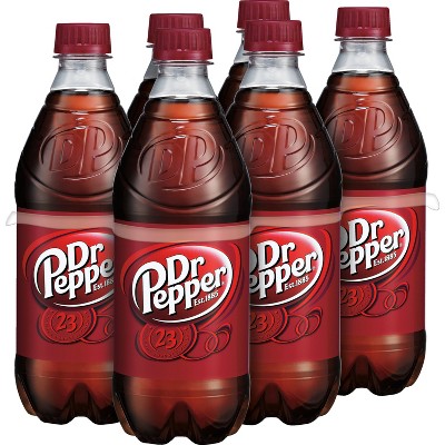 Dr Pepper Soda - 6pk/16 Fl Oz Bottles : Target