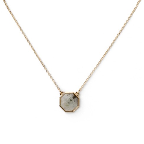 Soul Stack's Intentions Terra Stone Necklaces - Spectrolite : Target