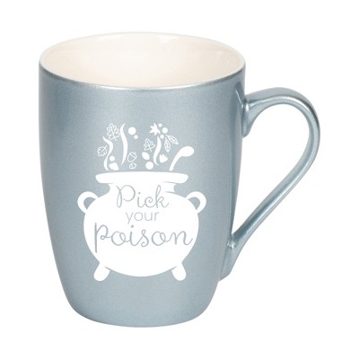 Elanze Designs Pick Your Poison Navy Blue 10 Ounce New Bone China ...