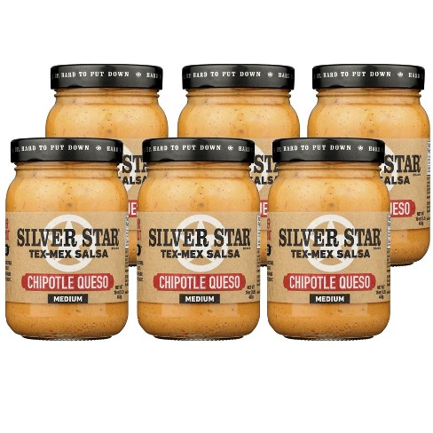 Silver Star Medium Chipotle Queso Tex-mex Salsa - Case Of 6/16 Oz : Target