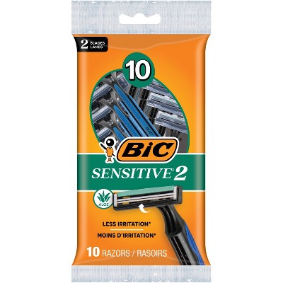 Bic Men's Sensitive 2 - Two Blade Disposable Razors -18ct : Target